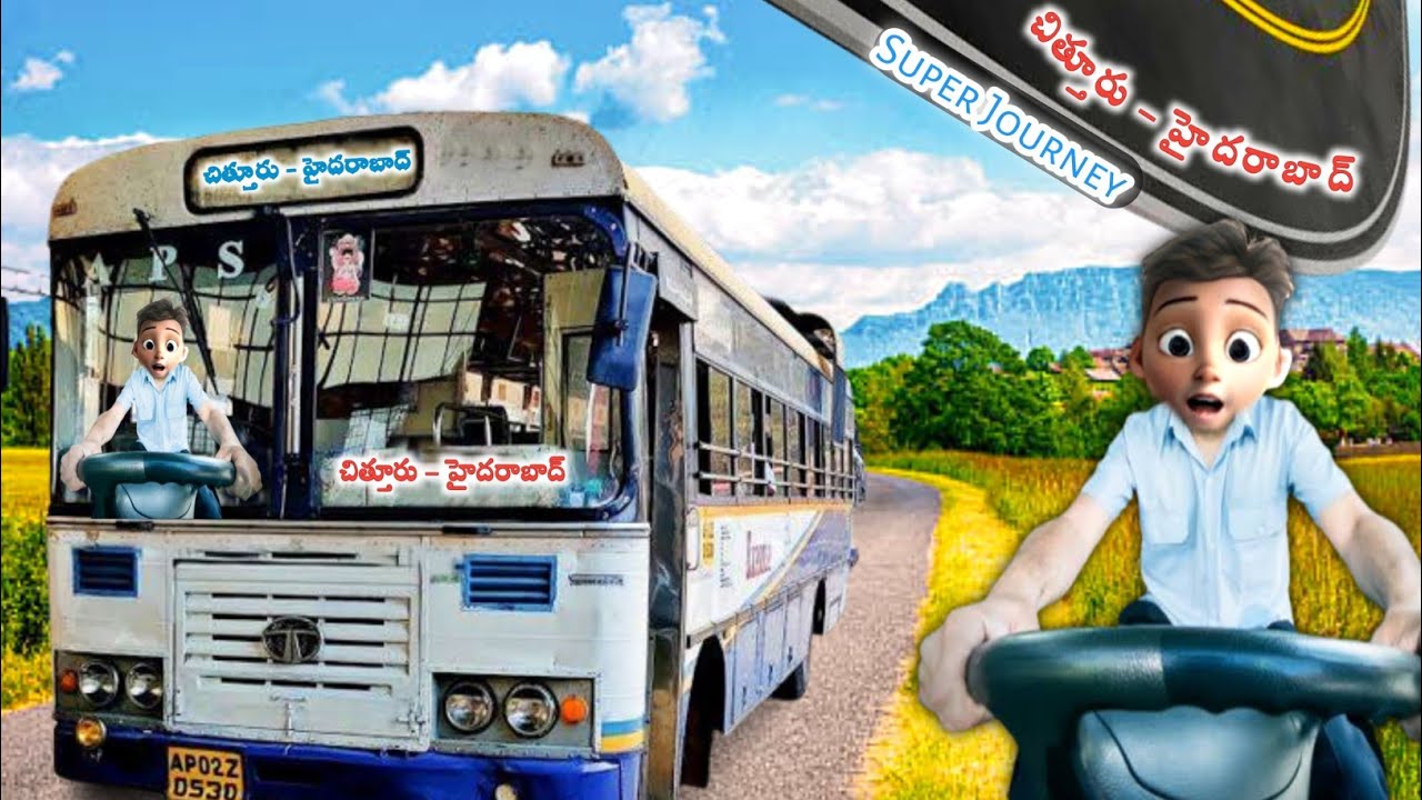 APSRTC BUS DRIVING చిత్తూరు TO హైదరాబాద్ || TELUGU BUS DRIVING GAMEPLAY ...