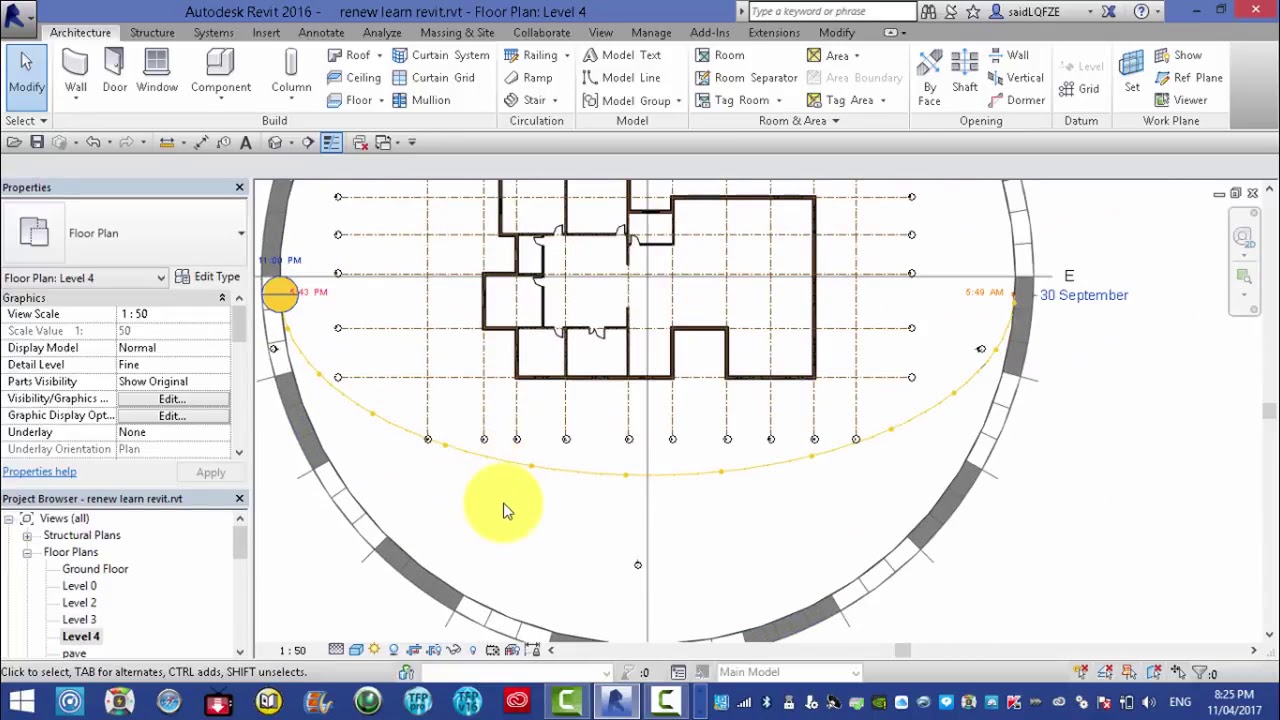 12- Copy level view properties in revit architecture(شرح بالعربي ...