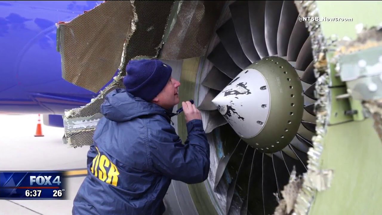 NTSB investigating fatal Southwest engine failure - YouTube
