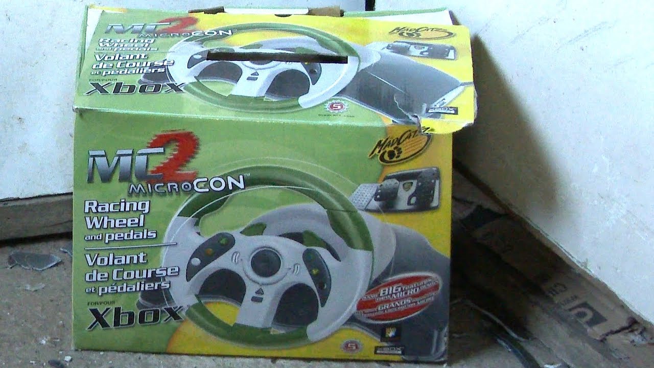 Smashing a Mad Catz MicroCon 2 Xbox Racing Wheel and Pedals - YouTube
