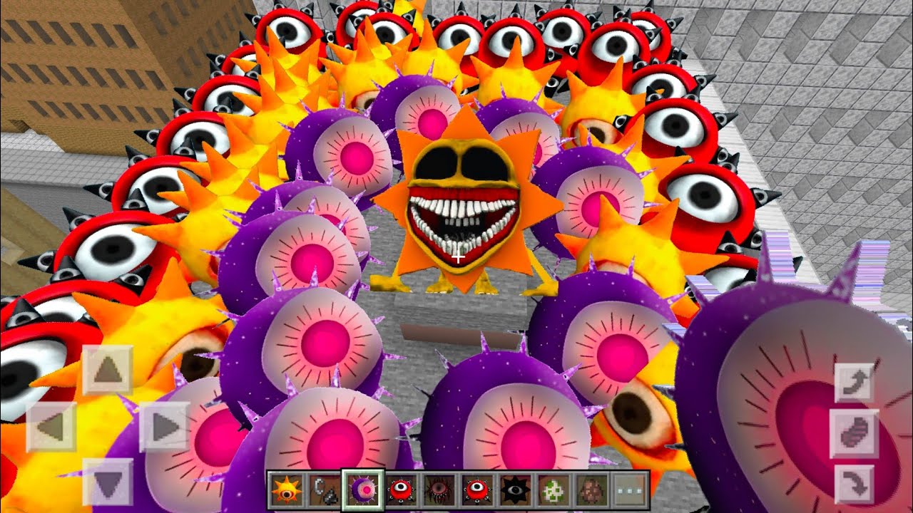 Horror SPRUNKI Nextbots ADDON in Minecraft PE - YouTube