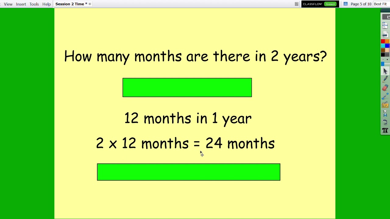 Lesson 2 Years, Months & Weeks - YouTube