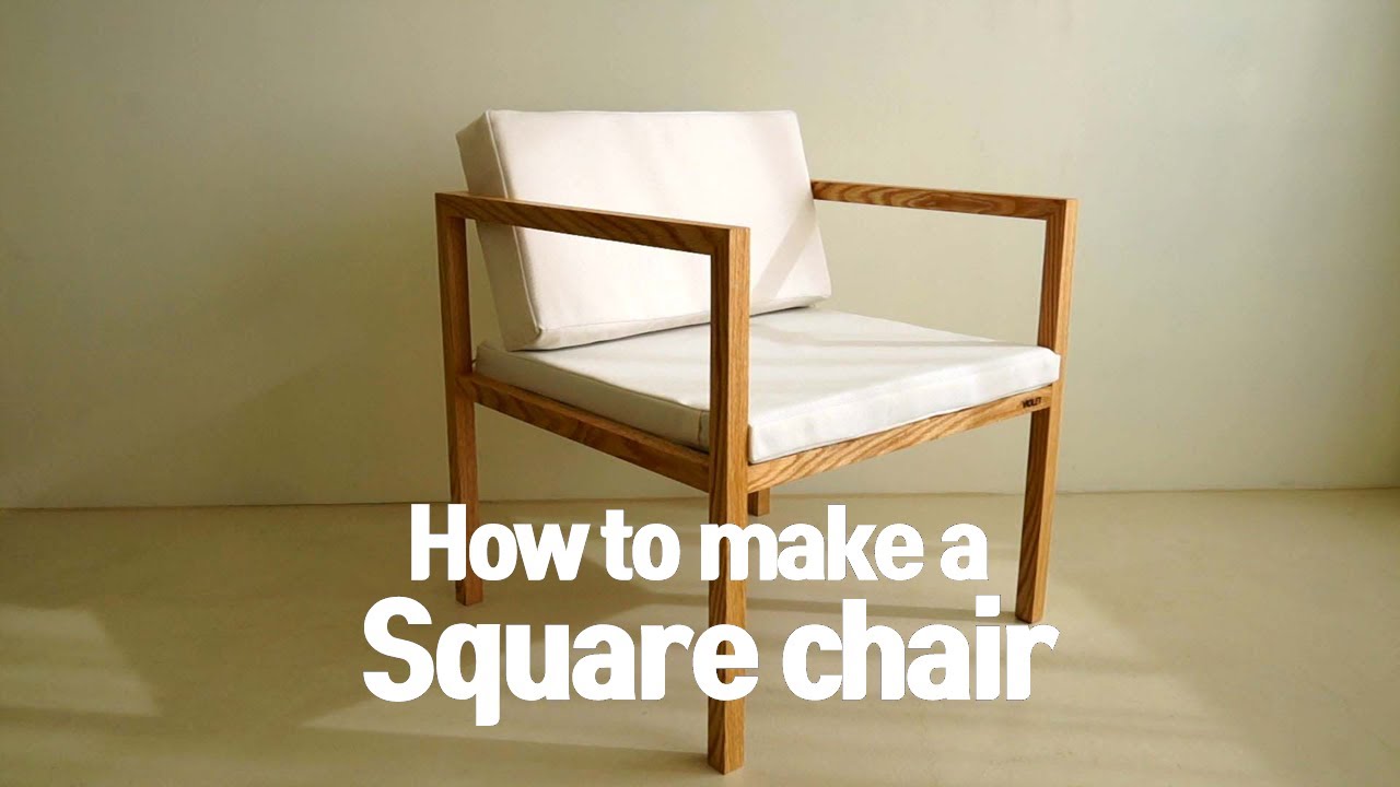 How to make a square chair - YouTube