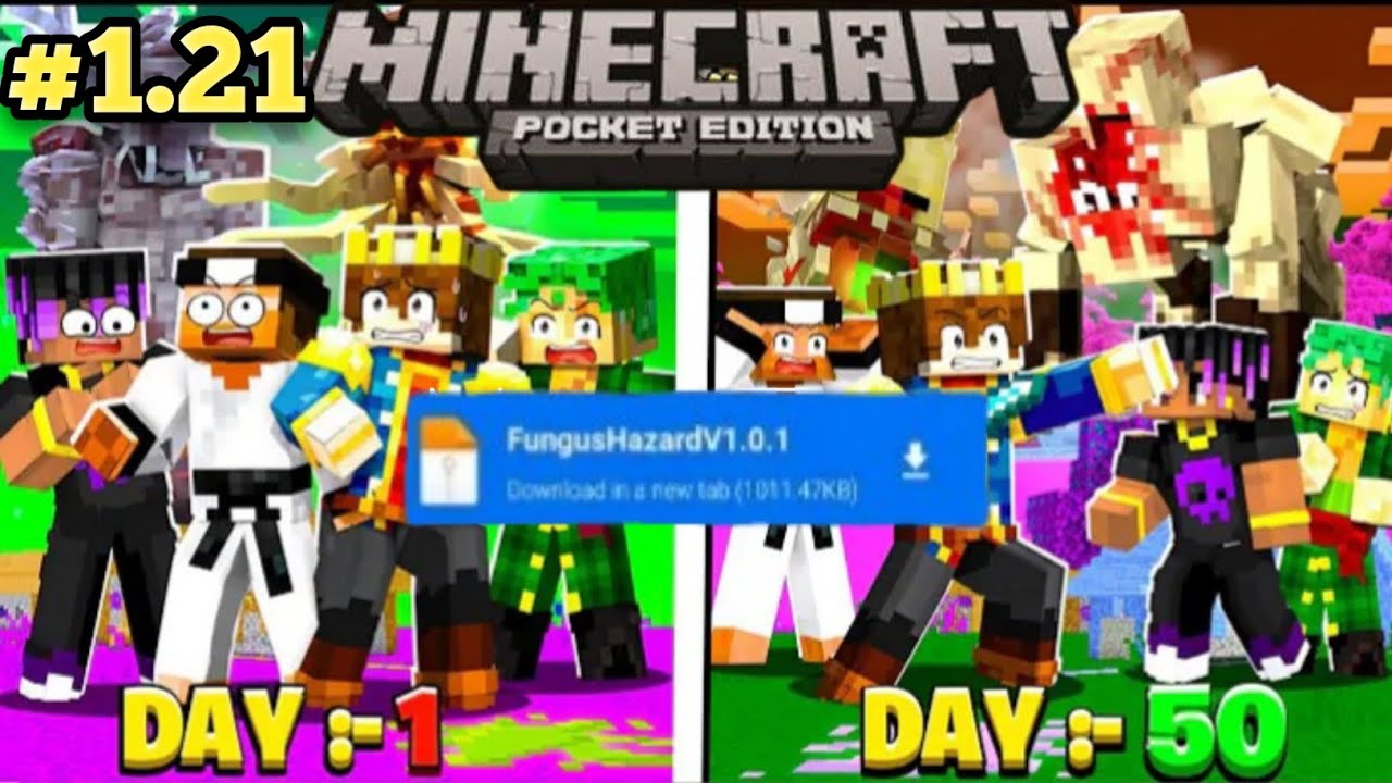HOW TO DOWNLOAD FUNGAL OUTBREAK 🔥 MOD IN MINECRAFT PE 1.21 - YouTube