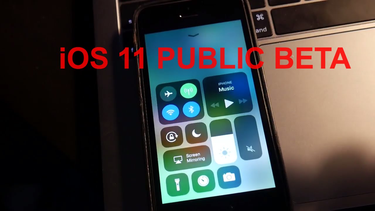 First Look: iOS 11 Public Beta!! - YouTube