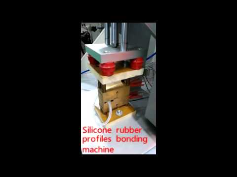 Silicone profile press bonding machines - YouTube