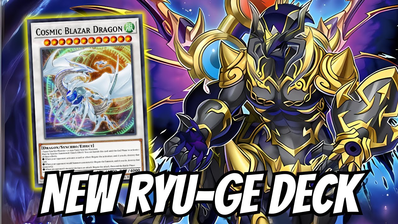 New RYU-GE Deck! INSANE 1 Card Combos + YUGIOH Deck Profile! - YouTube