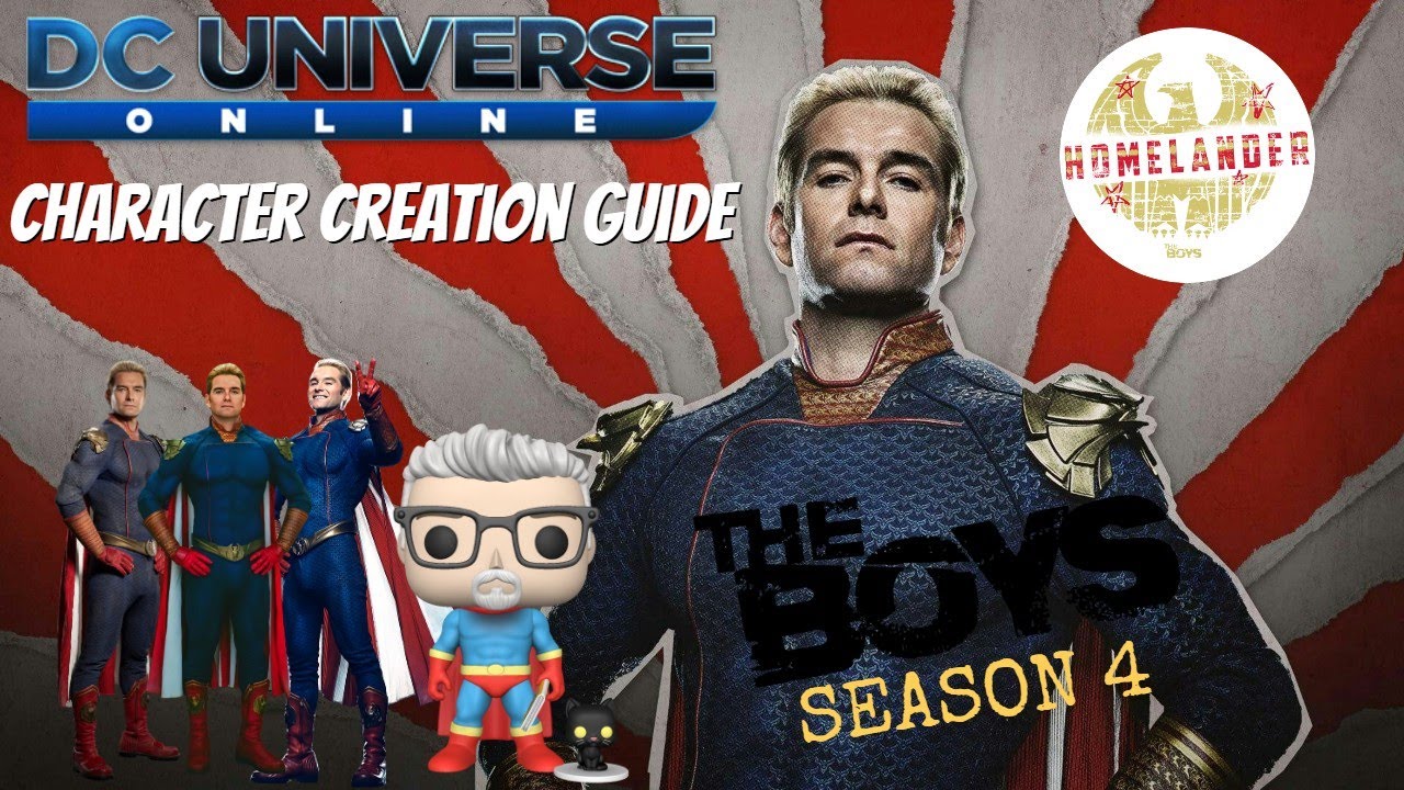 DCUO Homelander The Boys Season 4 Custom Creation Guide - YouTube