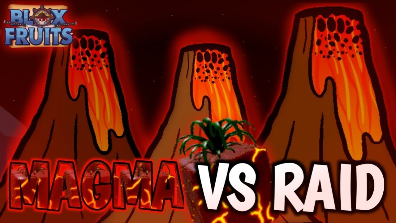 Magma VS Raid de magma en Blox Fruits - YouTube