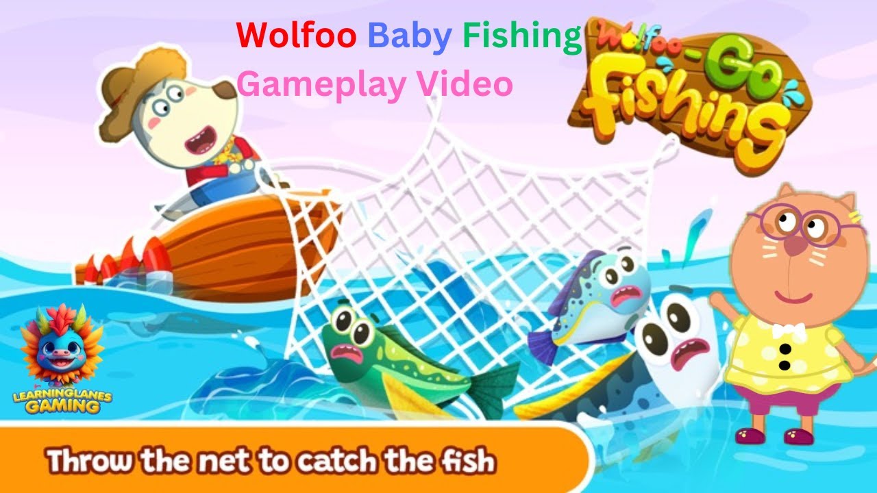 Woolfoo Goes fishing and catches a big fish| Wolfoo Catching Fish ...
