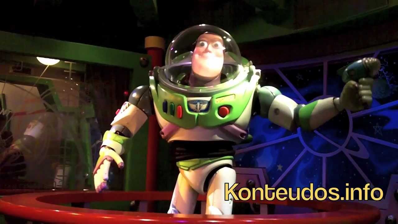 Buzz Lightyear Laser Blast in Eurodisney - YouTube