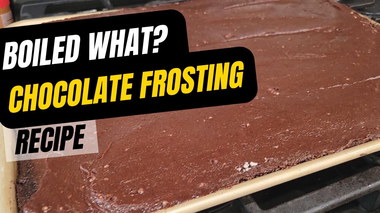 Make The Best Cooked Chocolate Frosting - YouTube