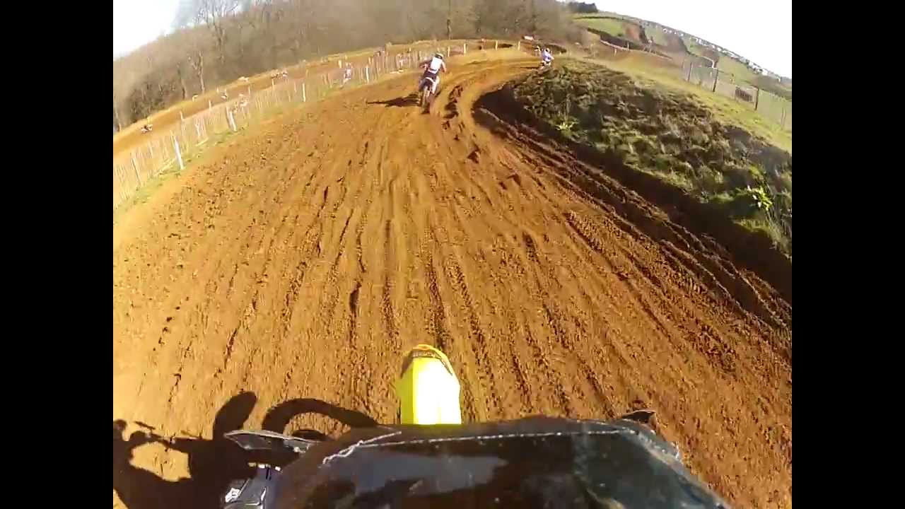 Wroxton Motocross Track Open Class Race 1 - YouTube
