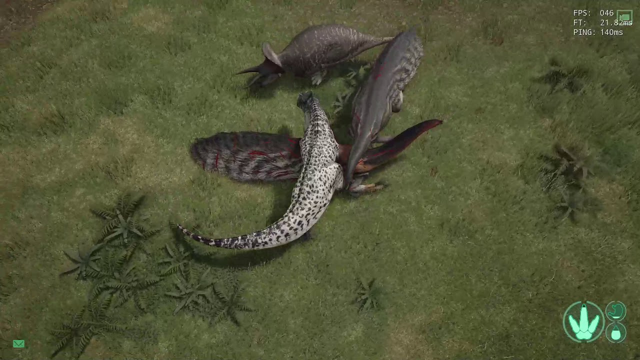 Not The Brightest Chicken - Giga vs Theri - The Isle Gameplay - YouTube