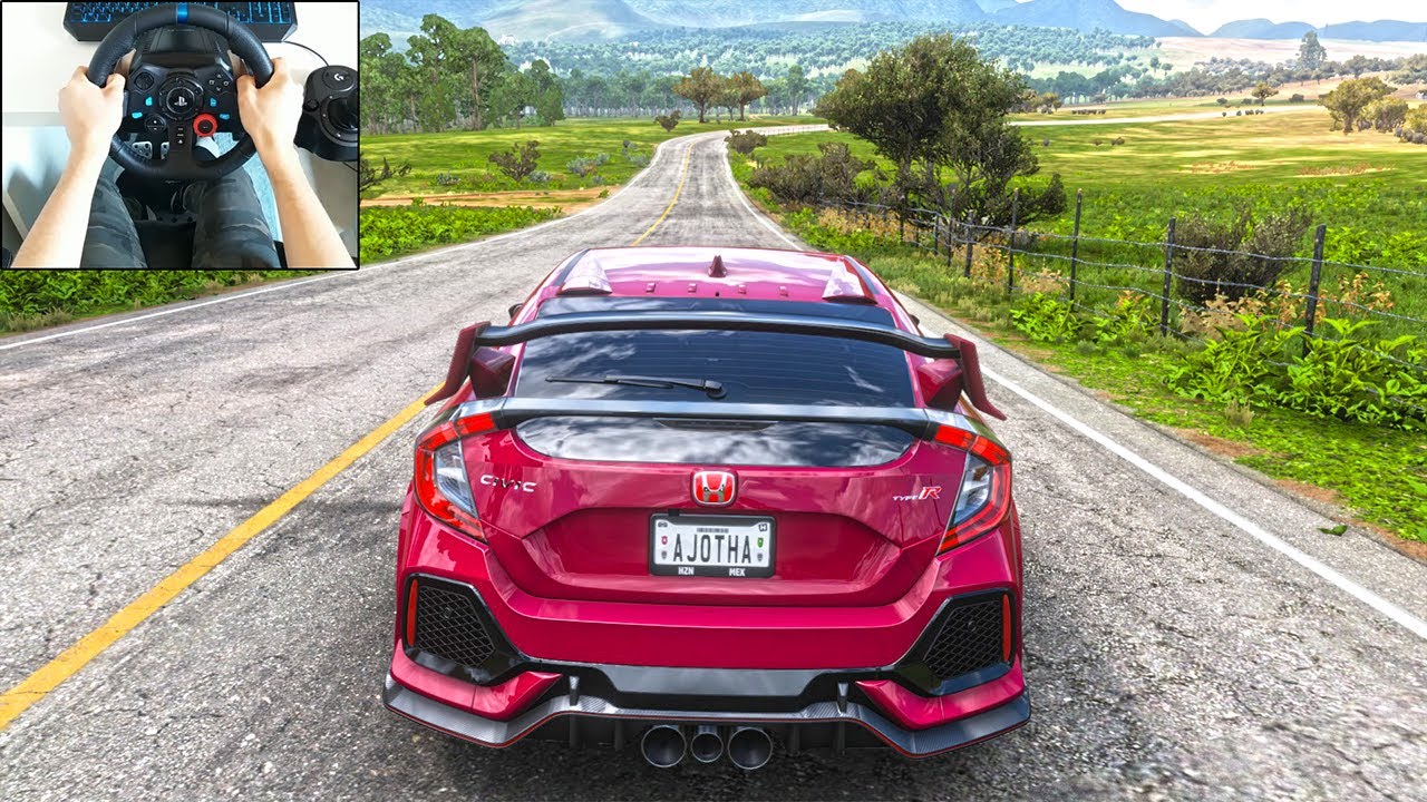 Forza Horizon 5 - Honda Civic Type R 2018 - Logitech g29 gameplay | PC - YouTube