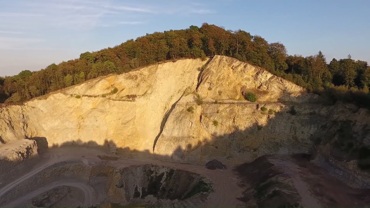 Steinbruch, Augustdorf, Germany. Каменоломня, Августдорф, Германия ...