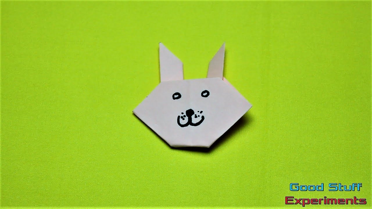 Origami Bunny - How to Make a Bunny Face - YouTube