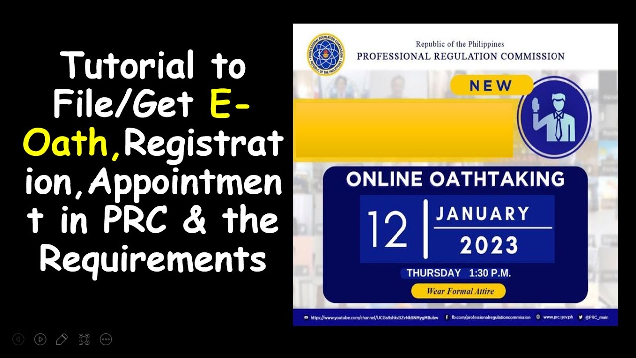 Board Passer Tutorial to File/Get E-Oath, Registration, Appointment ...