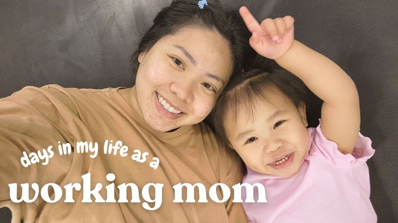 days in the life of a 9 to 5 working mom of two | VLOG - YouTube