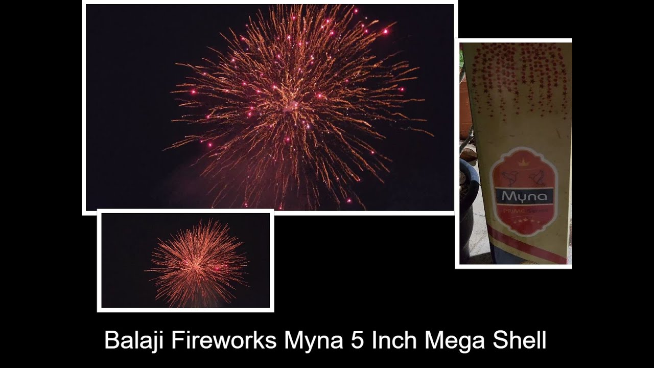 Balaji Fireworks Myna from Sri Renga traders | 5 Inch Mega Shell | 🔥 ...