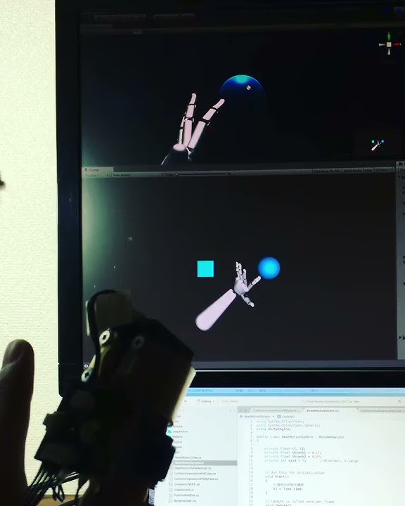 VR Haptic Device + Unity + Leap Motion - YouTube