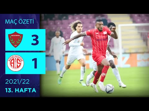 ÖZET: Atakaş Hatayspor 3-1 Fraport TAV Antalyaspor | 13. Hafta - 2021/22