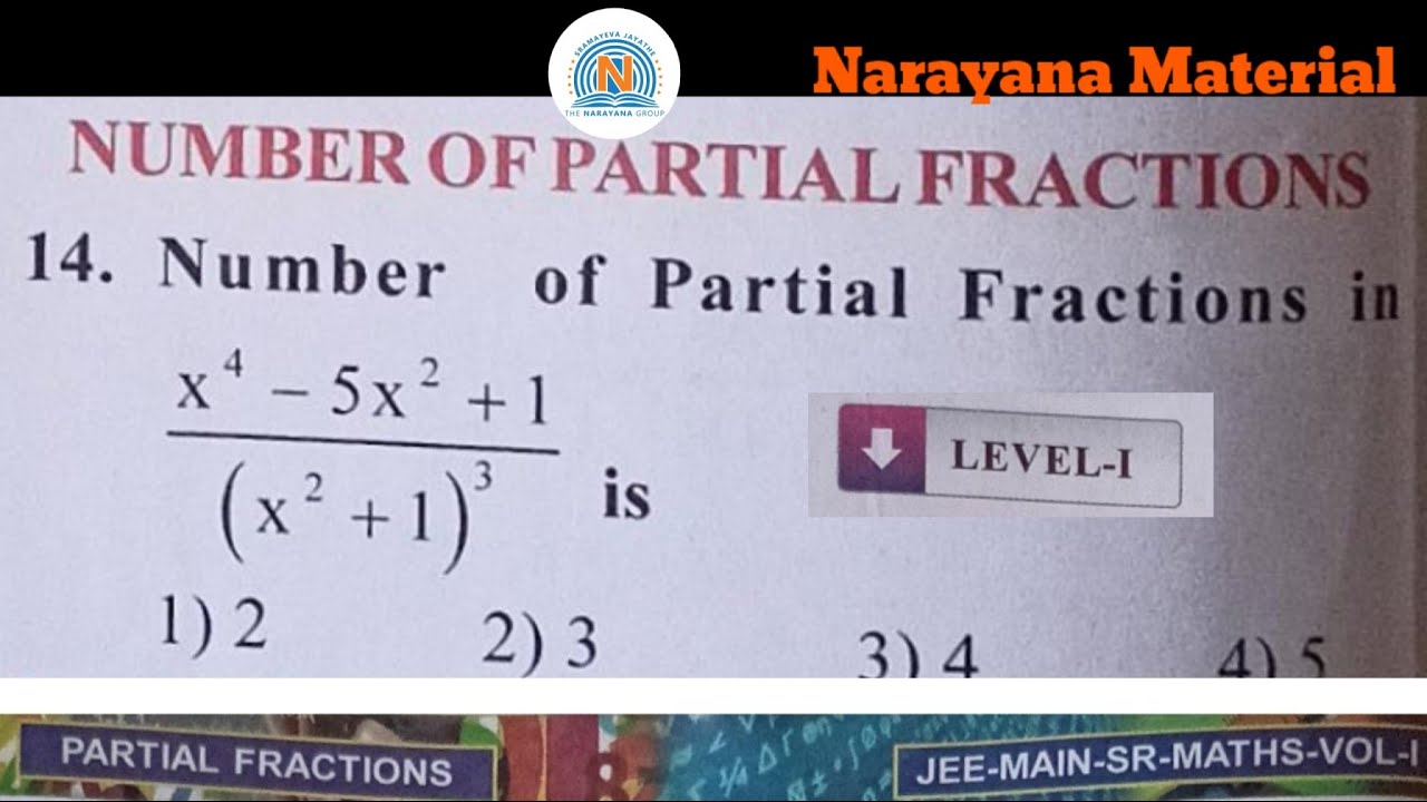 Number Of Partial Fractions In X 4 5X 2 1 X 2 1 3 Is jee number-of-partial-fractions-in-x-4-5x-2-1-x-2-1-3-is-jee