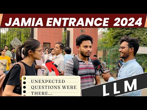 Jamia LLM Entrance Exam 2024 |Jamia Millia Islamia Entrance |Nai Udaan ...