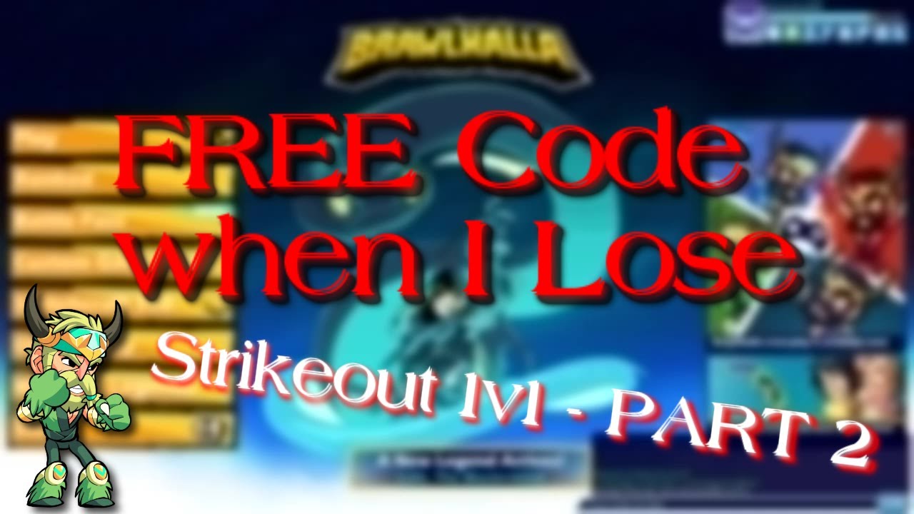 FREE Code when I Lose | Strikeout 1v1, part 2 - YouTube