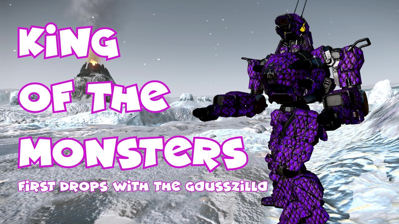 [MWO] King of the monsters (first drops with the Gausszilla) - YouTube