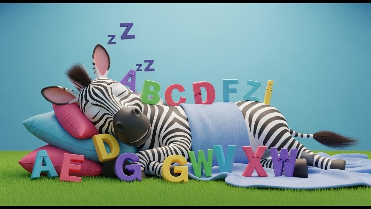 Zany Zebra's Alphabet Zoom 🦓🔤 Nursery Rhyme for Toddlers Sing Along ...