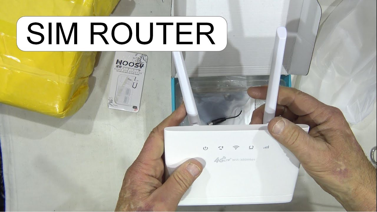 UNBOXING ROUTER RS980 WIFI 4G LTE SIM MODEM - YouTube