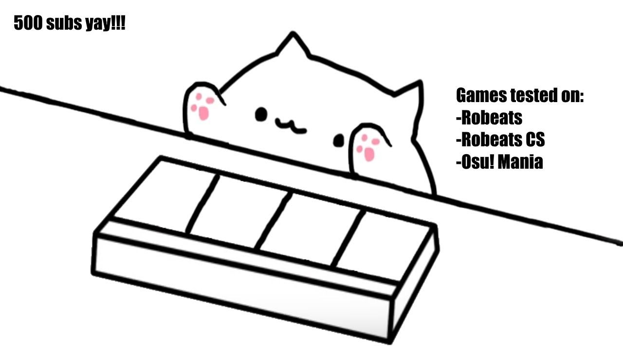 4k mania cat and key taps testing - YouTube