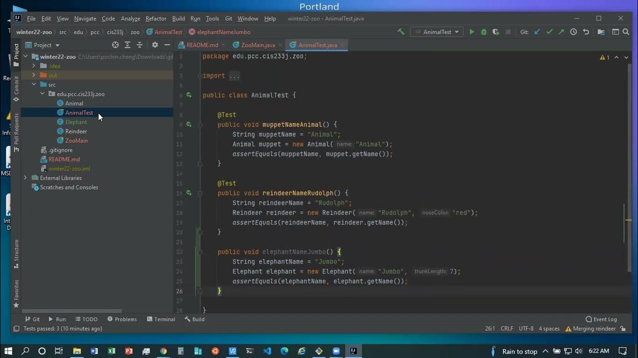 CIS 233J Resolving PR merge conflicts with IntelliJ - YouTube