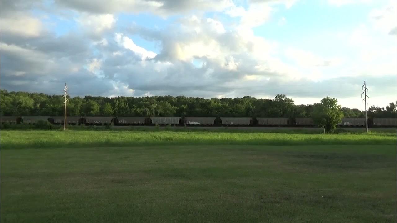 BNSF Southbound Loaded Coal Train - YouTube