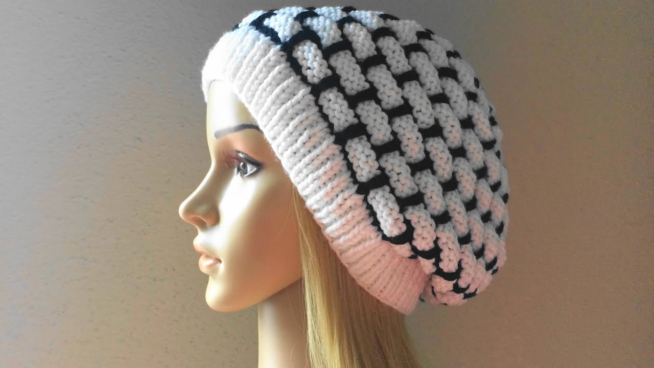 How To Knit A Wall Brick Hat, Lilu's Handmade Corner Video # 24 - YouTube