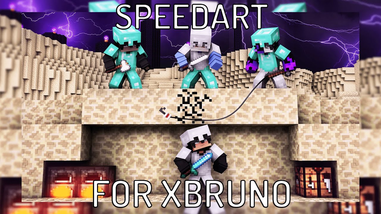 SPEEDART | MINECRAFT MANHUNT THUMBNAIL FOR xBruno [ZVIERNIS] - YouTube