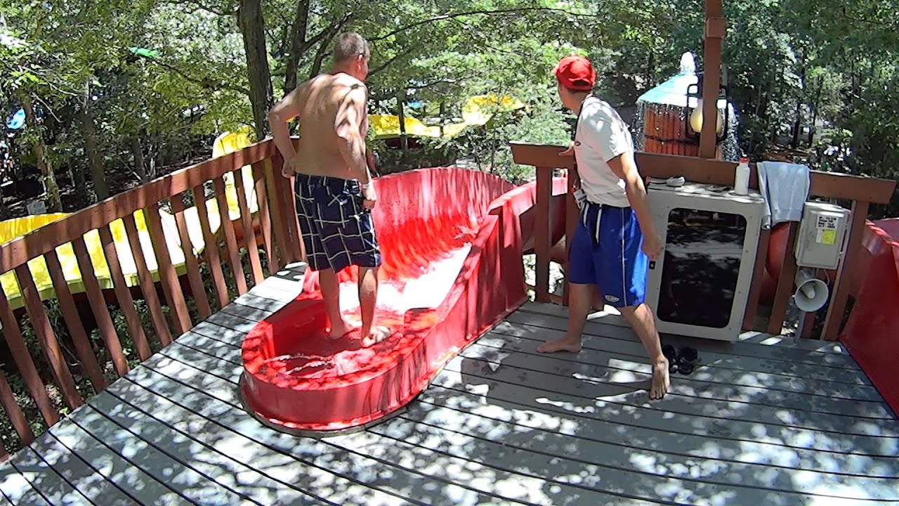 Shotgun Water Slide at Splish Splash - YouTube