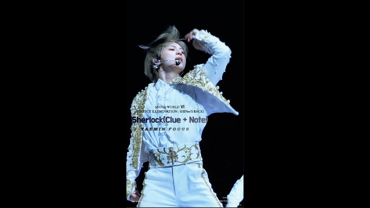 [4K] 240524 240526 태민 셜록 샤이니월드6 드래콘볼 직캠 TAEMIN Sherlock SHINee WORLD Ⅵ ...