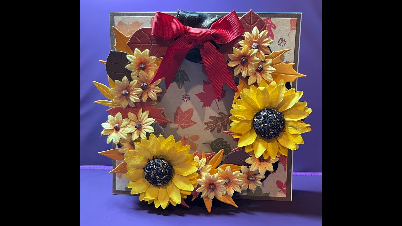 3d fall wreath - YouTube