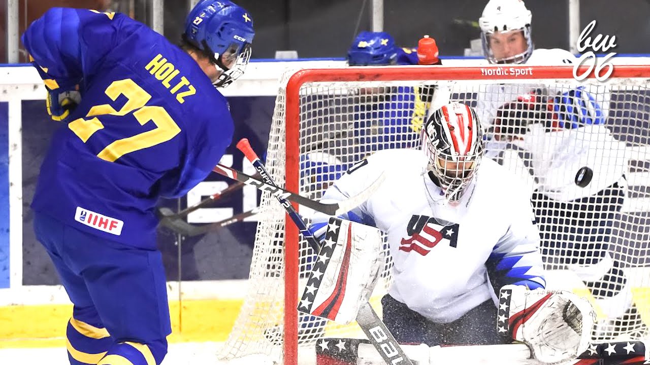 Alexander Holtz 2018 Hlinka-Gretzky & 2019 U18 Highlights - YouTube