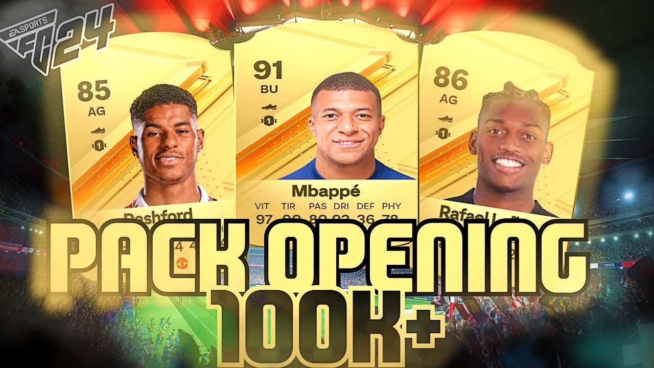 FC 24 - PACK OPENING 100K+ !!! (part1/2) - YouTube