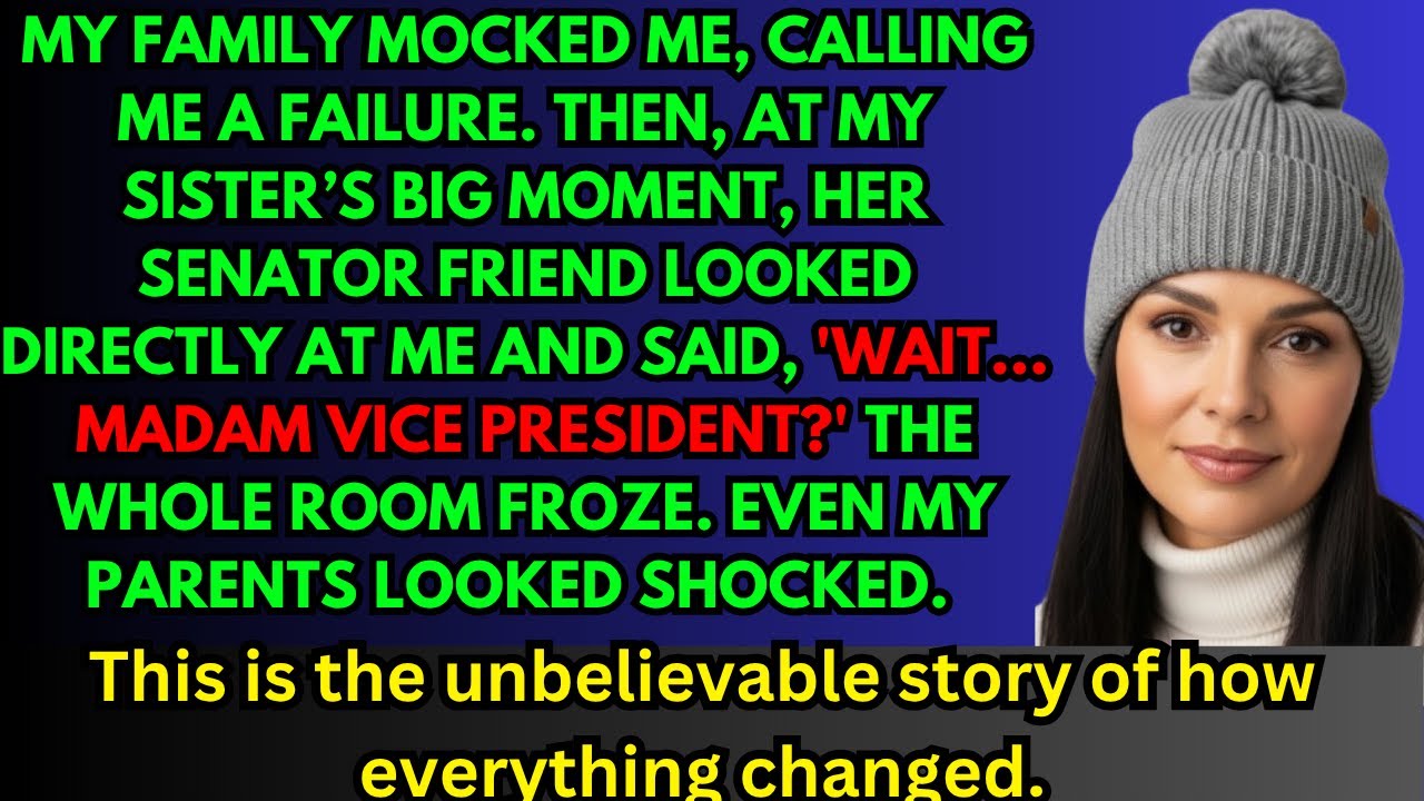 Family Said I Failed—Then My Sister’s Senator Friend Looked at Me and ...