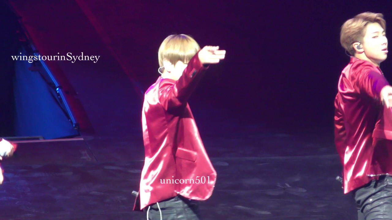 170526 BTS Sydney Fire taehyung V focus - YouTube