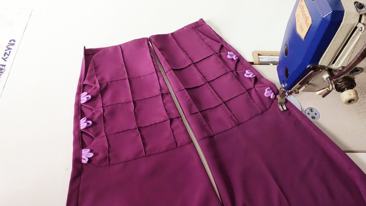 stylish pant design with cutwork | pant ka naya design mohri | pant ...