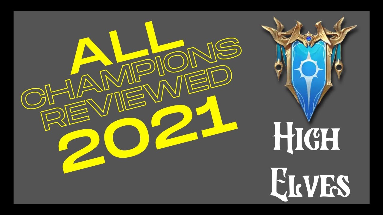 2021 Who to Build?! | High Elves | Raid Shadow Legends - YouTube