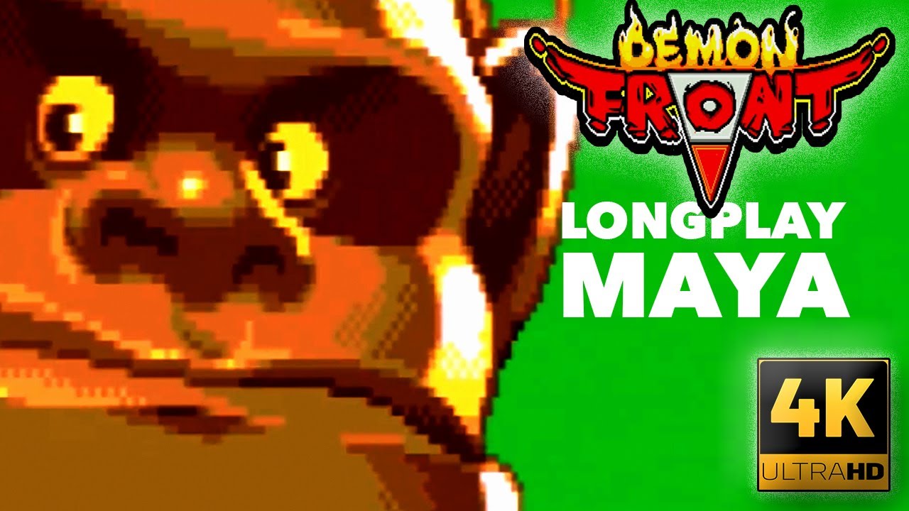 Demon Front | Maya | Longplay | 4K UHD 60FPS | Good Ending | Arcade ...