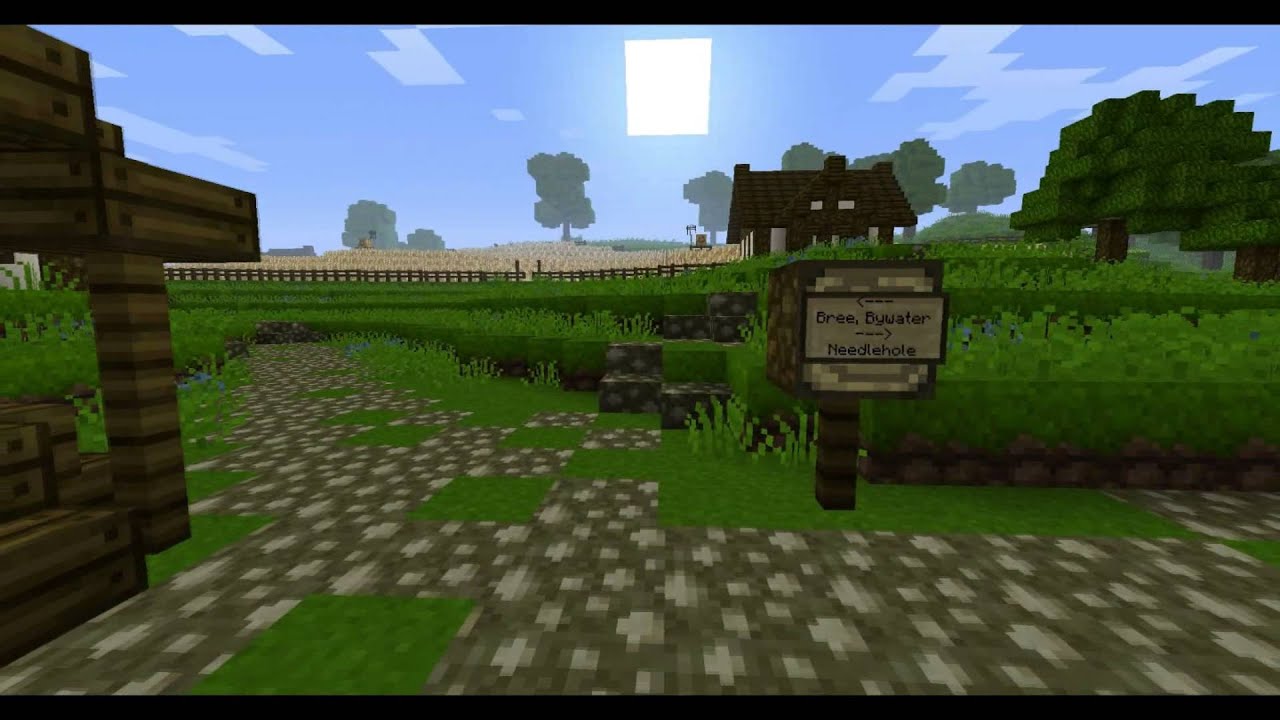 Minecraft Stories - Middle Earth - The Shire - YouTube