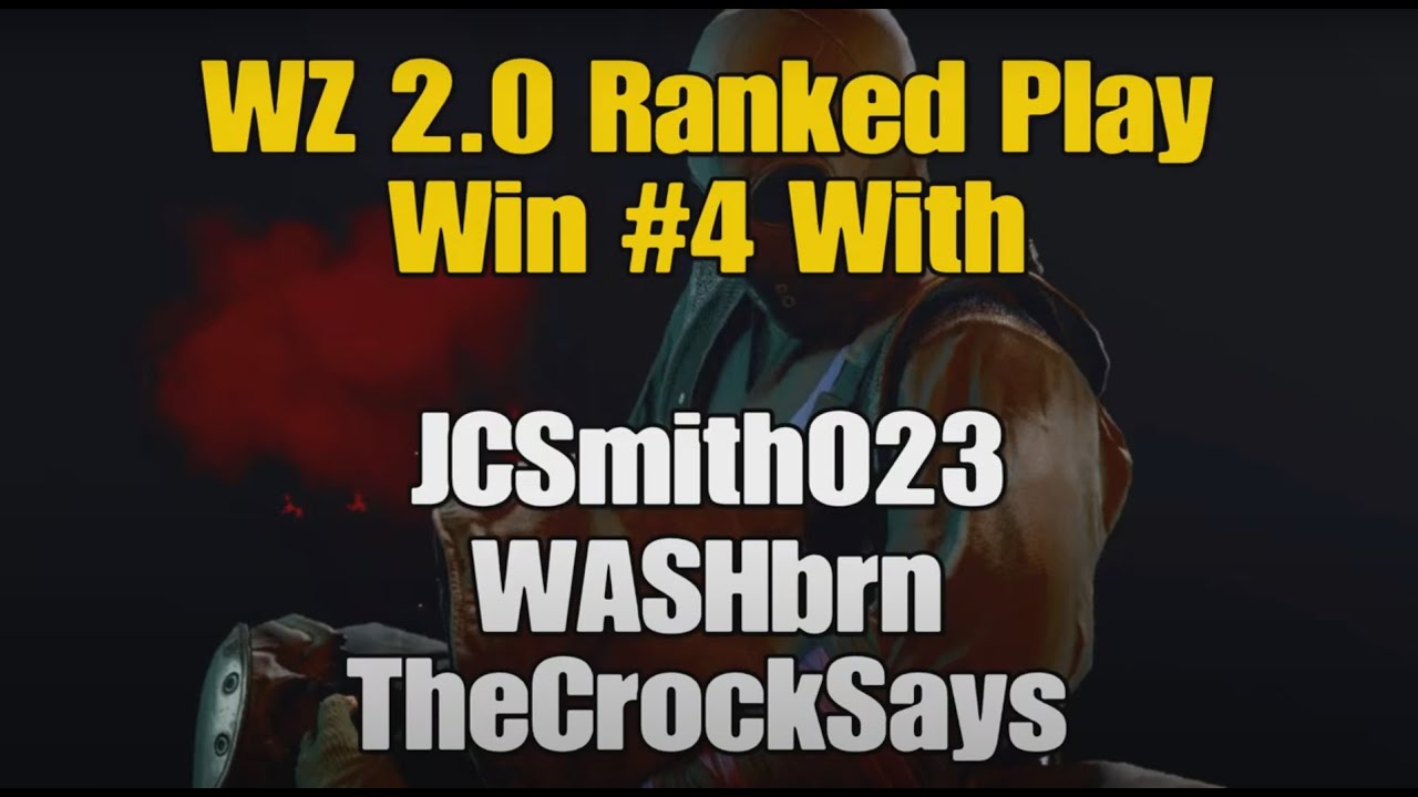 Ranked WZ 2.0 - Win #4 - YouTube
