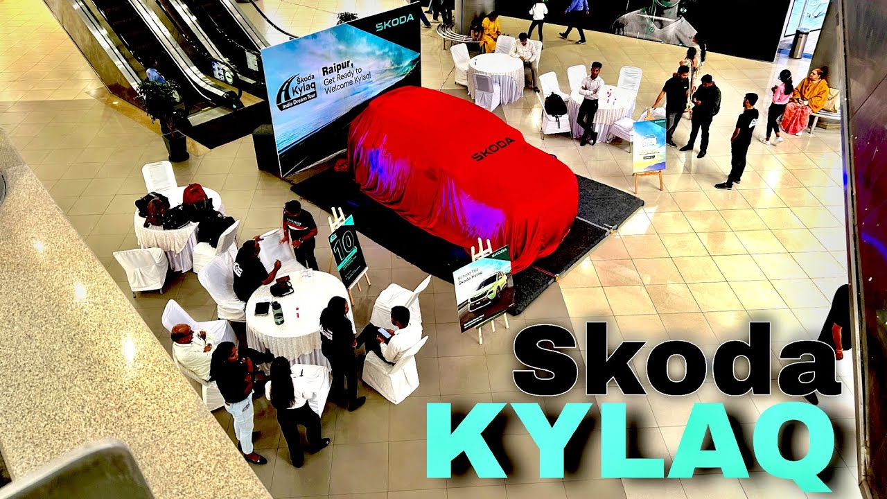 2025 Skoda KYLAQ 🔥 PRESTIGE AT | Top Model Launch Event | Raipur ...